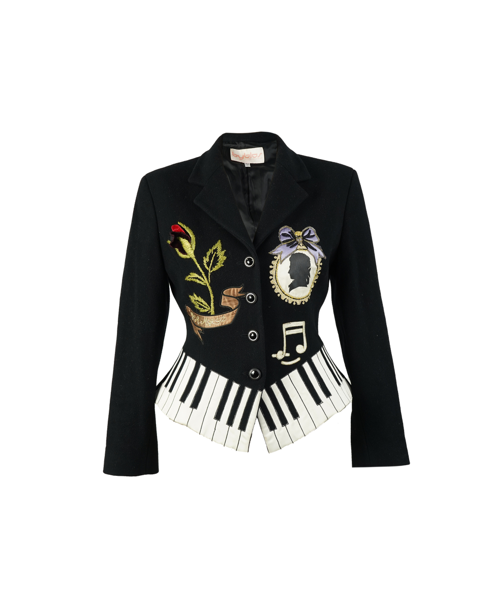 Vintage Byblos Piano Jacket – nouvellevagueofficial