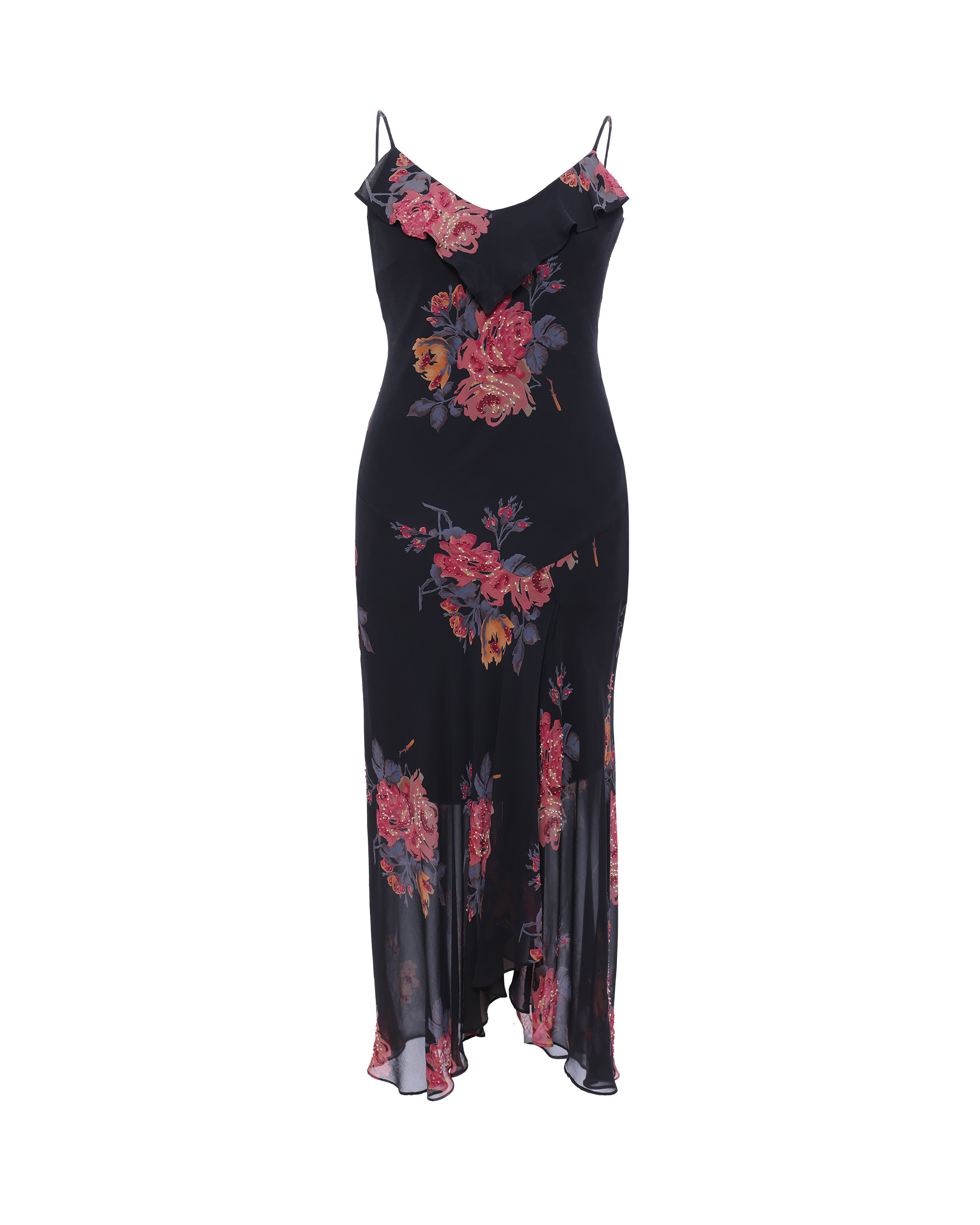 Vintage Caché Floral Maxi Dress – nouvellevagueofficial
